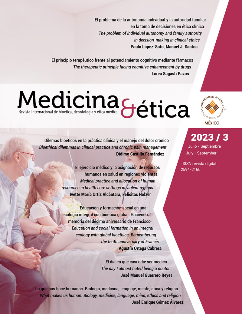 La nueva revista Medicina y Ética de la Facultad de Bioética