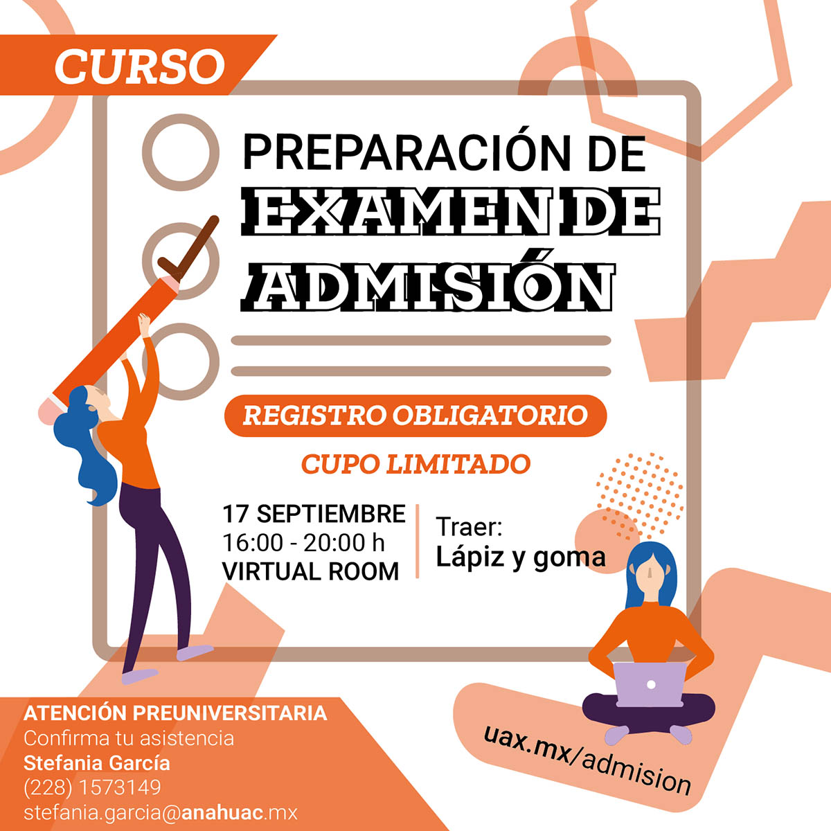 Preparación para Examen de Admisión | Universidad Anáhuac Veracruz